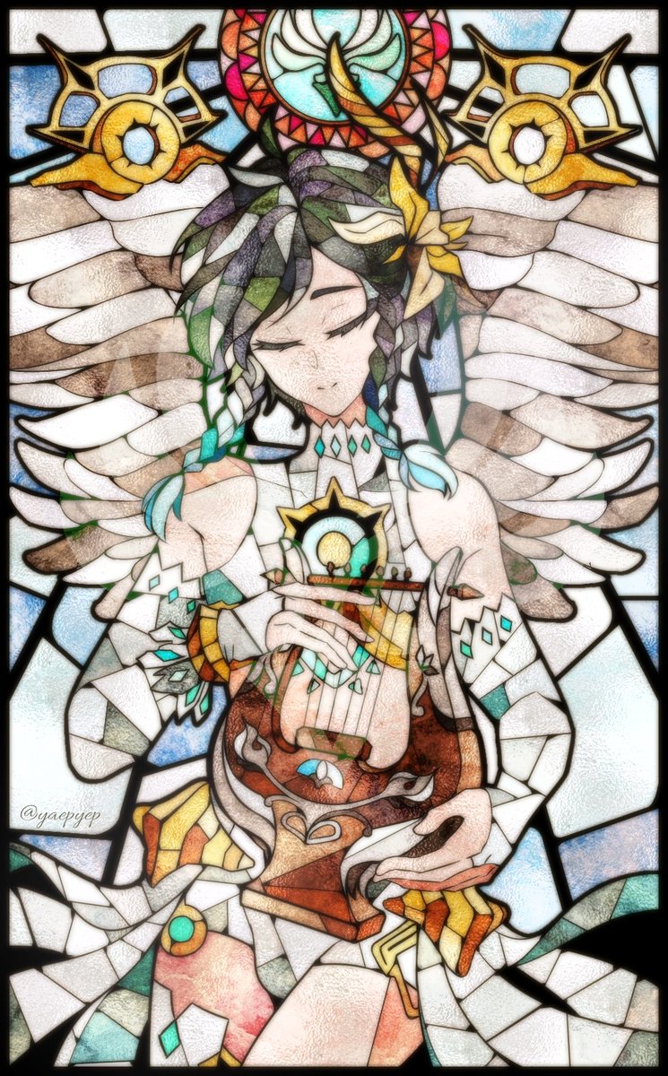 「didn't see stained glass Barbatos in his」|Yaep || Hiatusのイラスト