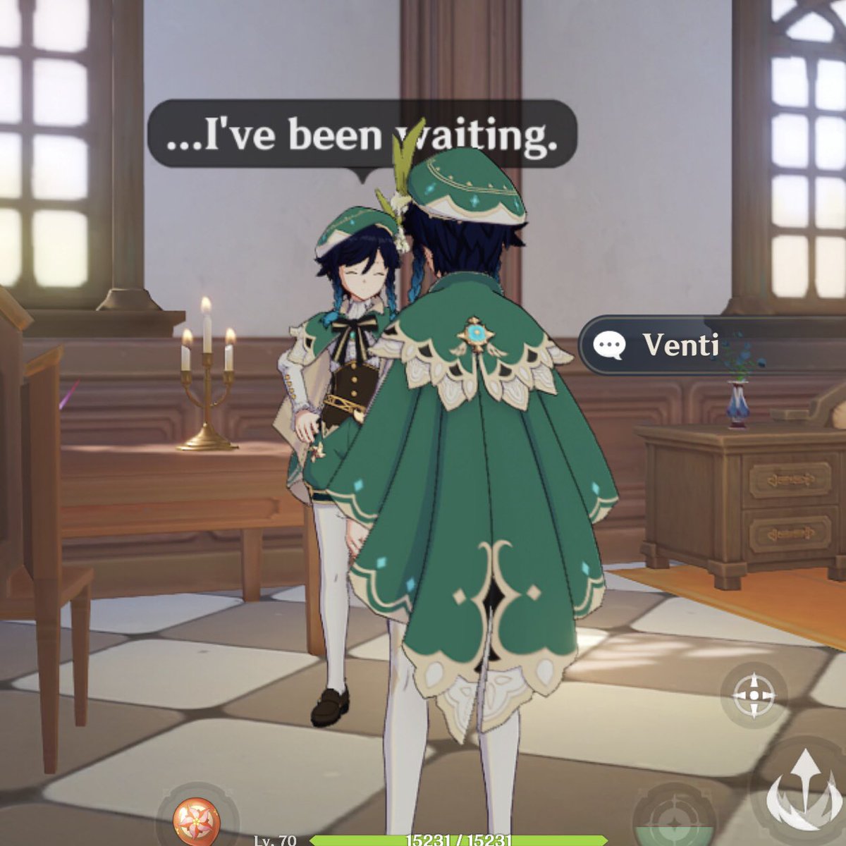 「old friends #venti #genshinimpact #原神 」🐋 (be;dou hand holder)の漫画