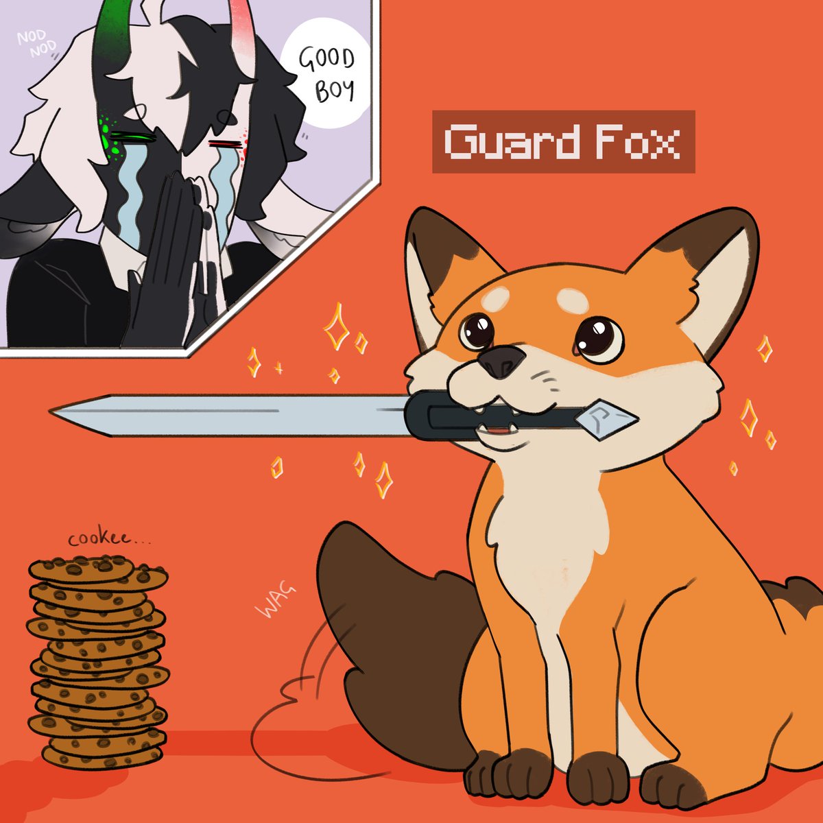 「Played around with the drawing for a bit cause I got some id」чёрт 👁の漫画