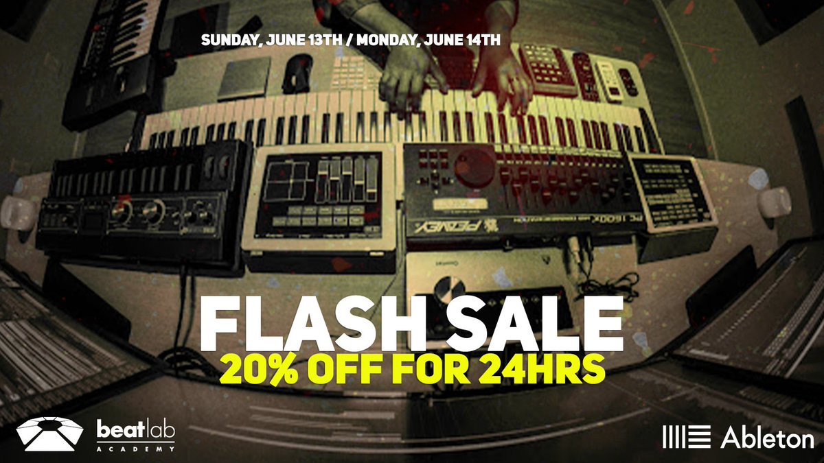 Beat Lab Academy on Twitter: "Happening only a few times a year! Take advantage of our 24hr ...