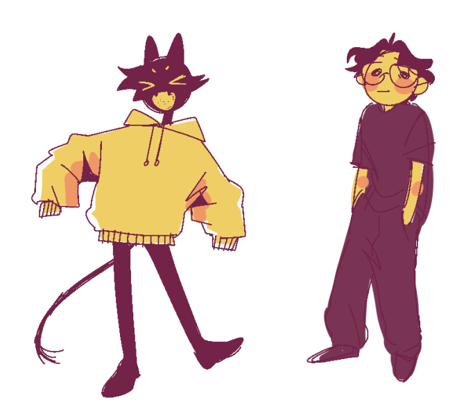 「sona vs irl ene hehehehhehehe 」|ene 🌤️のイラスト