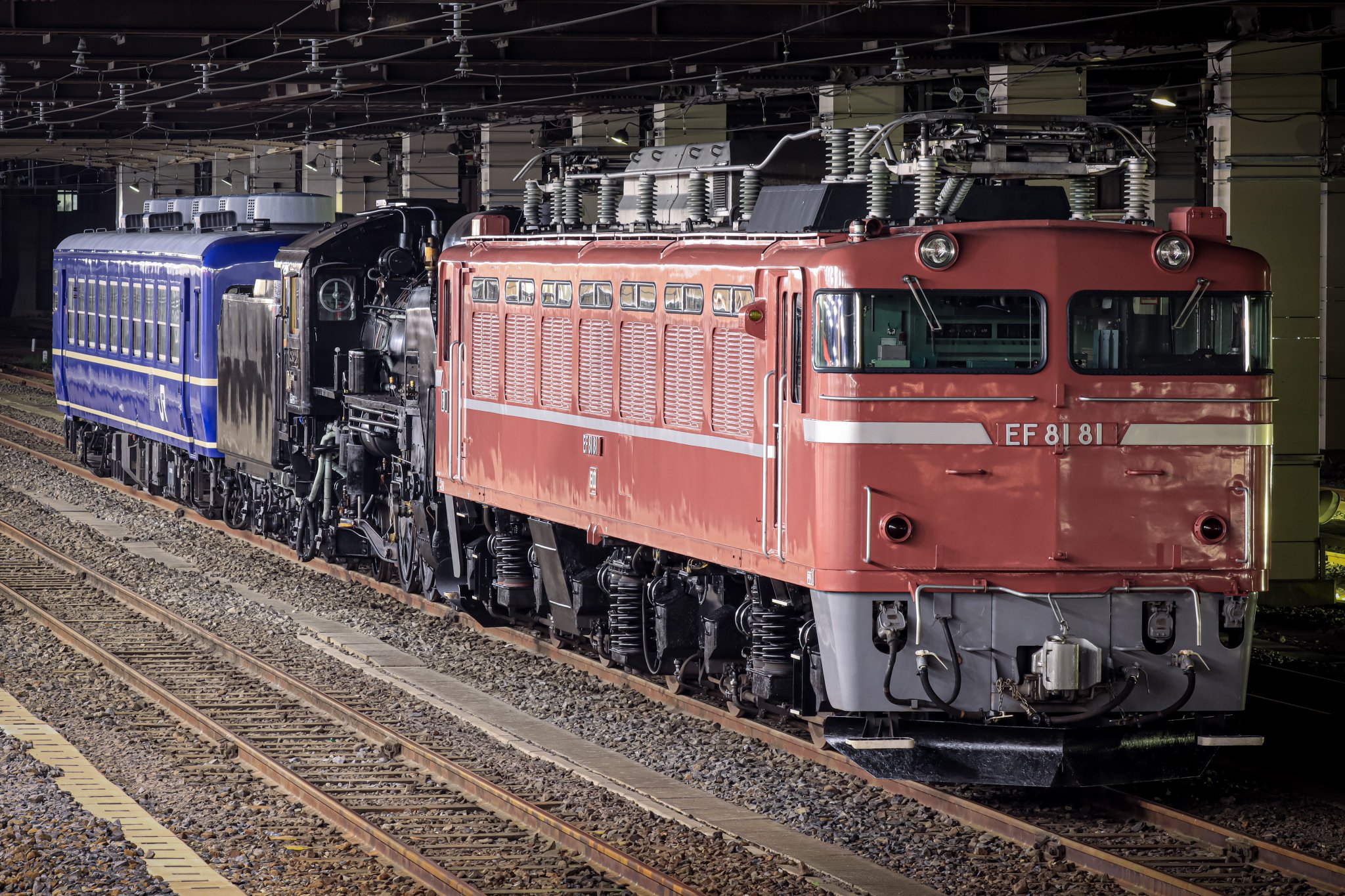 とちてつ on Twitter: "2021.06.28 EF81-81+C58-239+オヤ12-1 https://t.co/9rj9HWwx2F" / Twitter