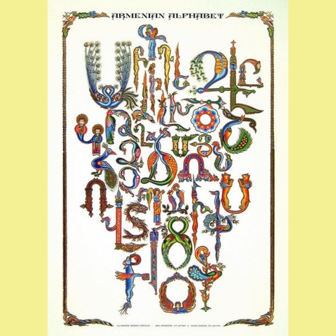 Armenian Calligraphy Font