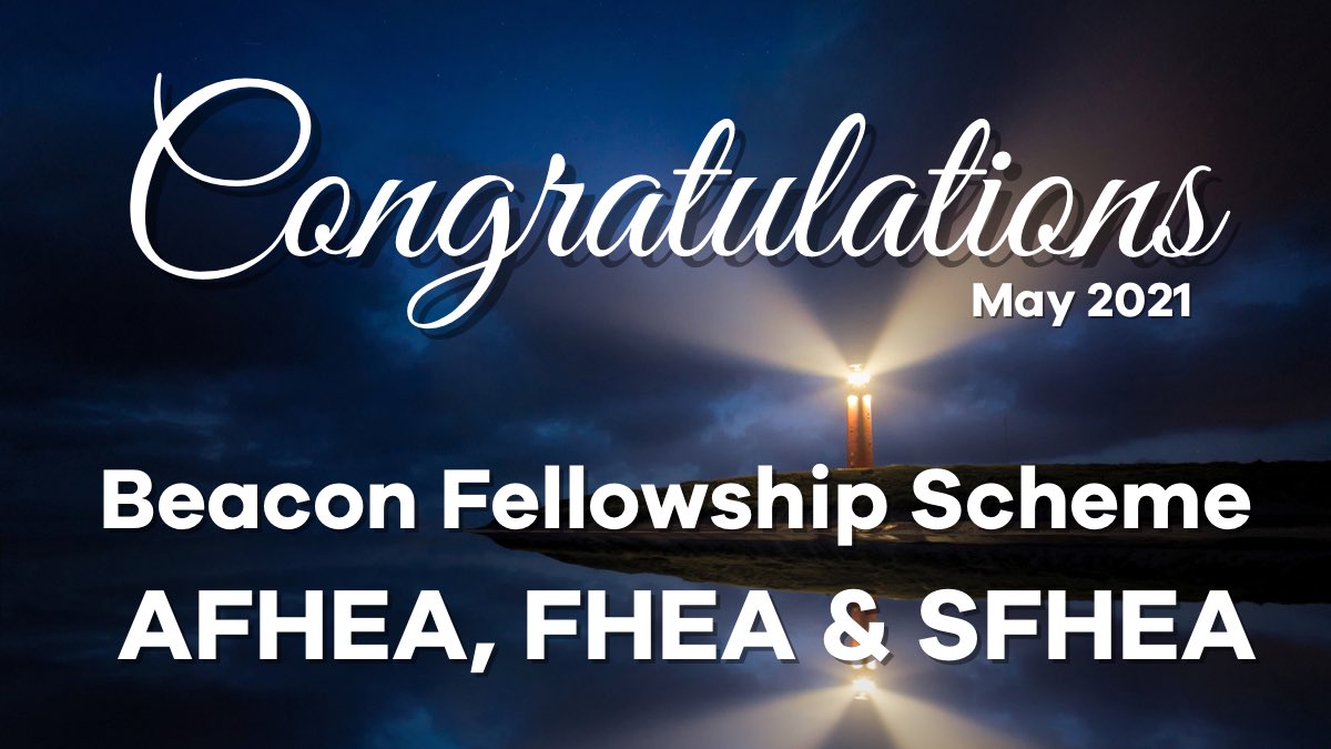 Emily Vincent on Twitter: "Delighted to have been awarded an Associate Fellowship of the Higher ...