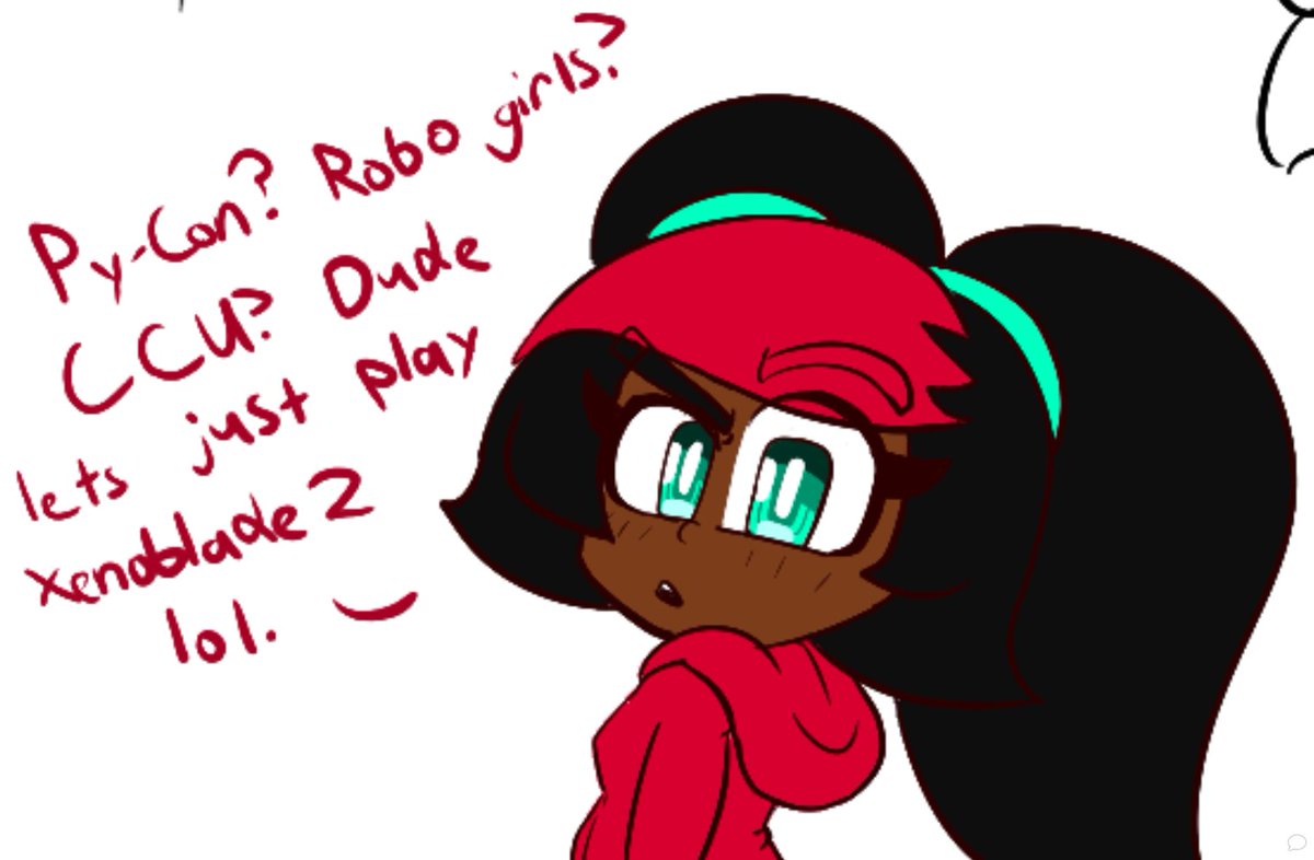 「Ponytail aggie with homies 」Mico (Toony C0mms Open!!)の漫画