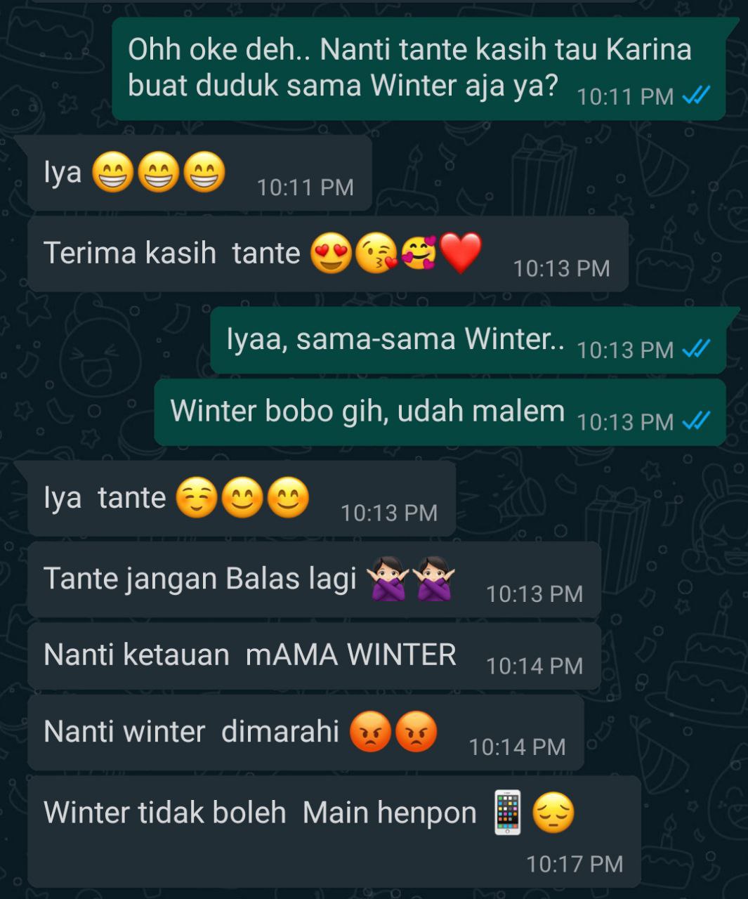 rawr 🐾 on Twitter: "👭 winrina [ winter + karina ]" / Twitter