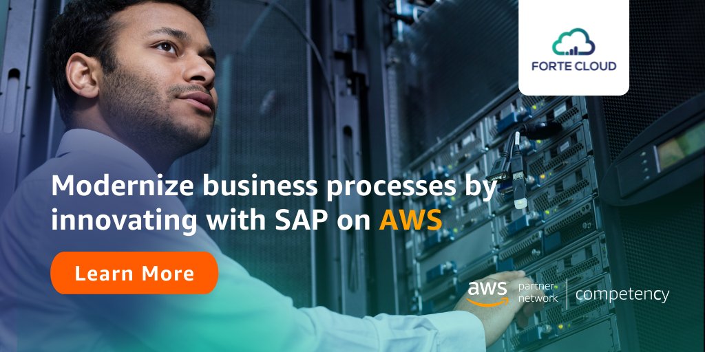 FORTE CLOUD on Twitter: "Create new value from your SAP workloads with FORTE CLOUD and AWS ...
