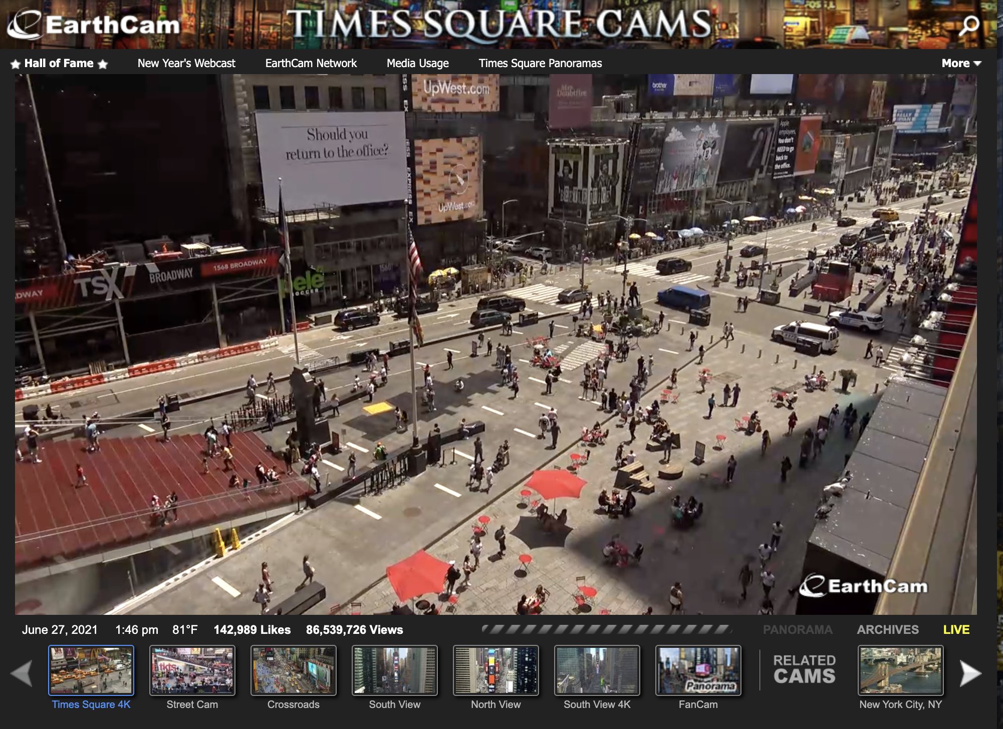 Earthcam Times Square This Surveillance Artist Knows How You Got That