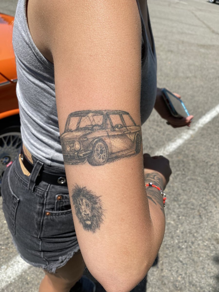 Car Outline Tattoo