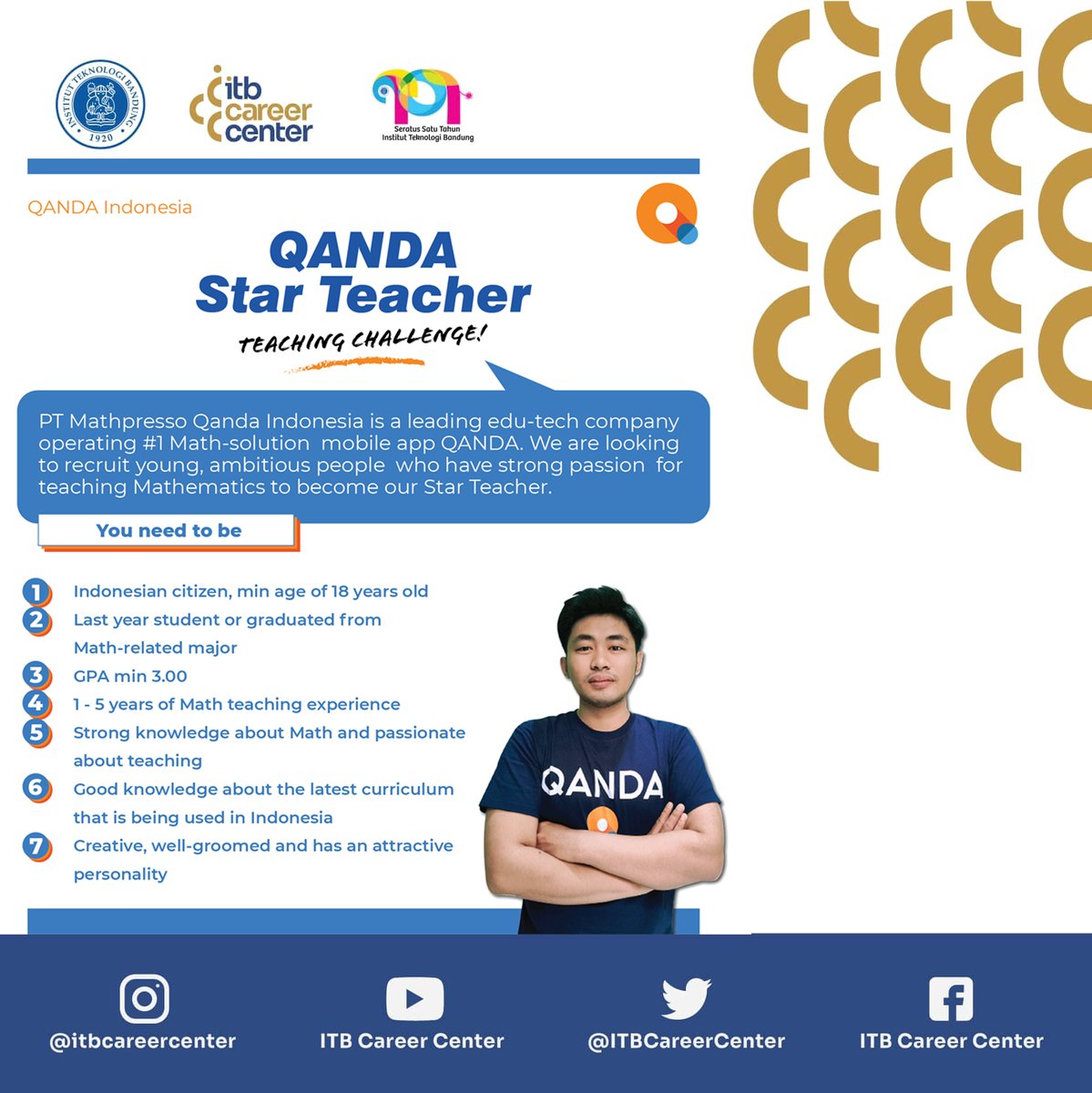 ITB Career Center on Twitter: "[JOB VACANCY] Mathpresso Qanda Indonesia is RECRUITING stunning ...