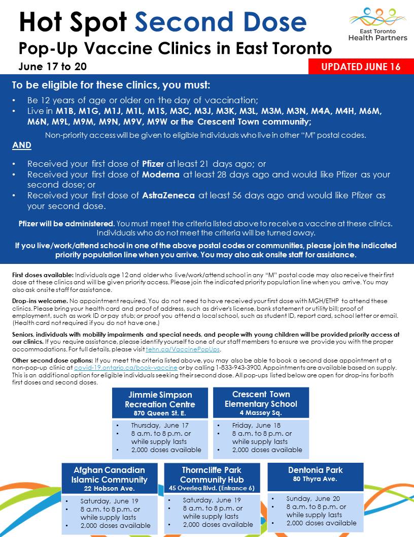 MGH / TEHN on Twitter: "Update for June 16: We have adjusted our pop-up eligibility to include ...