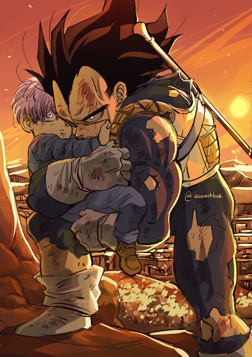 Vegeta Vs Trunks