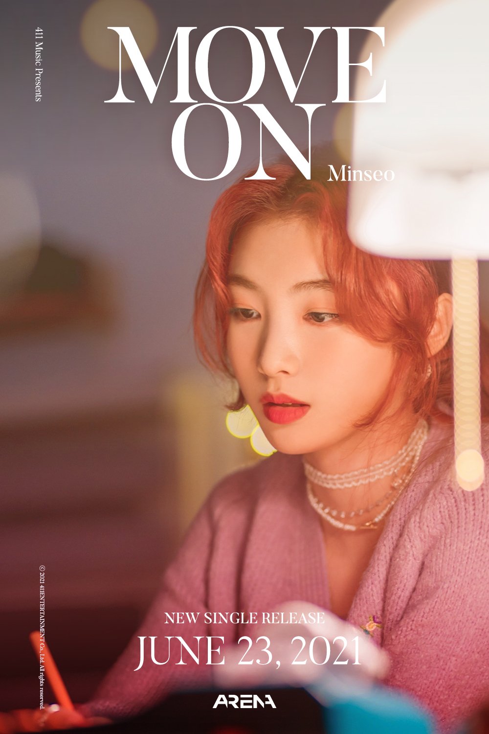 AR3NA on Twitter: "Images #3 MINSEO AR3NA New Single “Move On” 🎧 JUNE 23, 2021 l 12AM Music ...