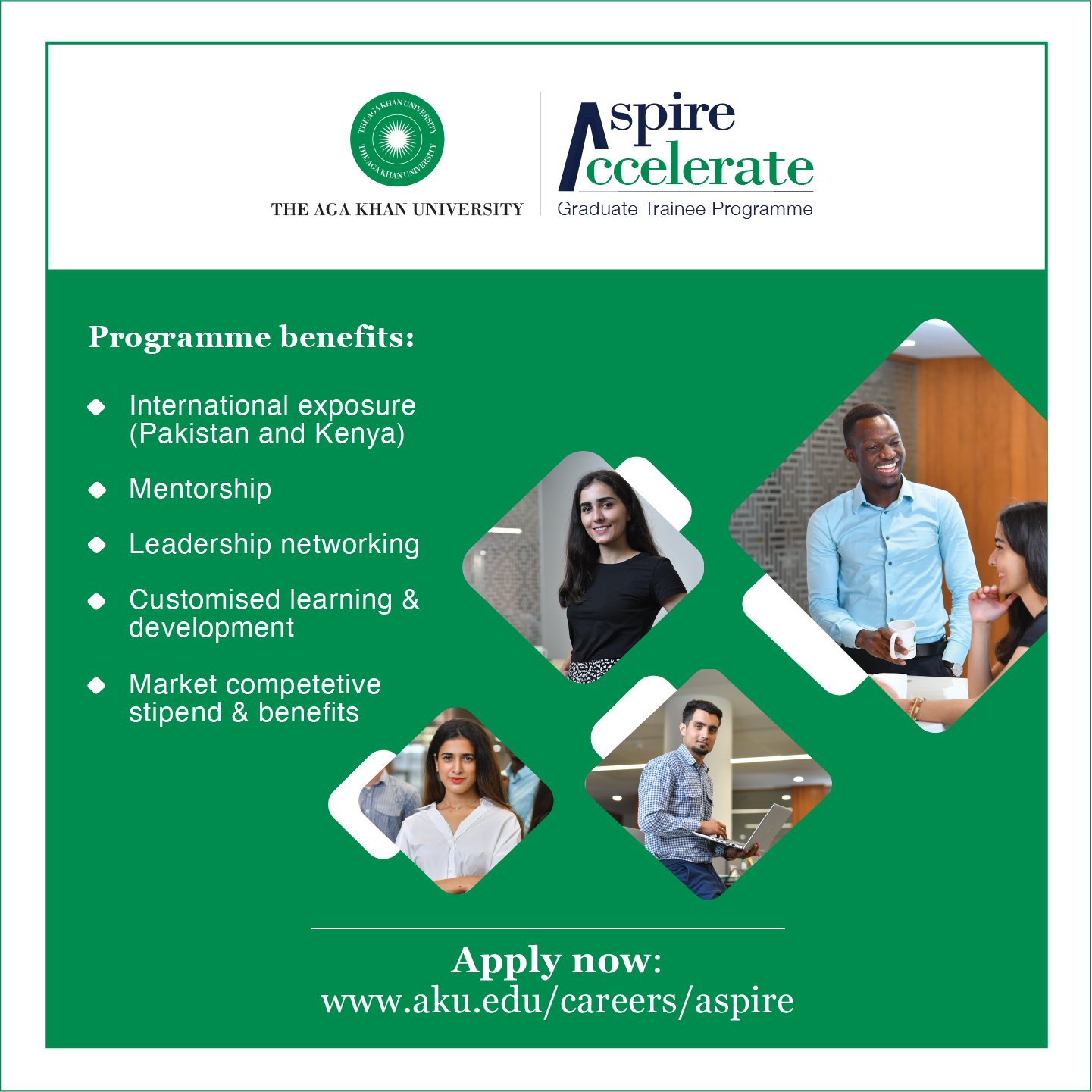 Aga Khan University on Twitter: "We are on the global lookout for bright, ambitious and ...