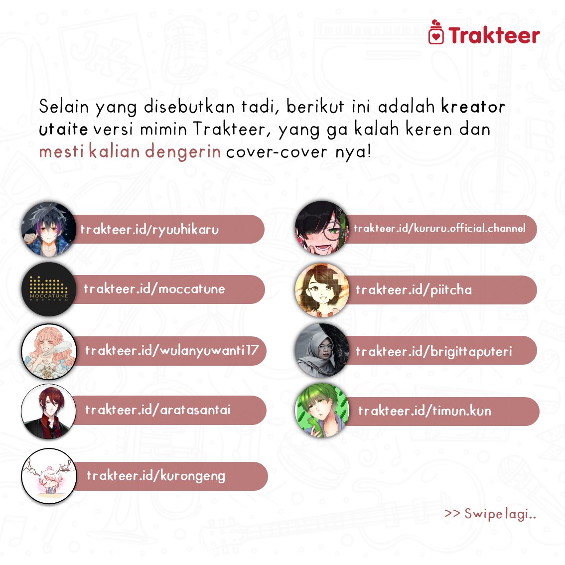 Trakteer - Si Paling Kreator on Twitter: "Selain itu, ini juga merupakan kreator utaite ini yang ...