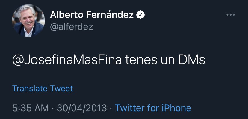 Marcos Falcone on Twitter: "Hay un Alberto Fernández para cada momento de la gira. 18:00 ...