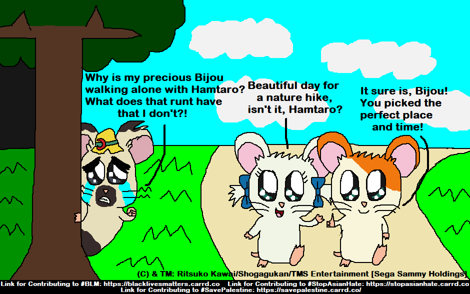 Hamtaro Boss And Bijou