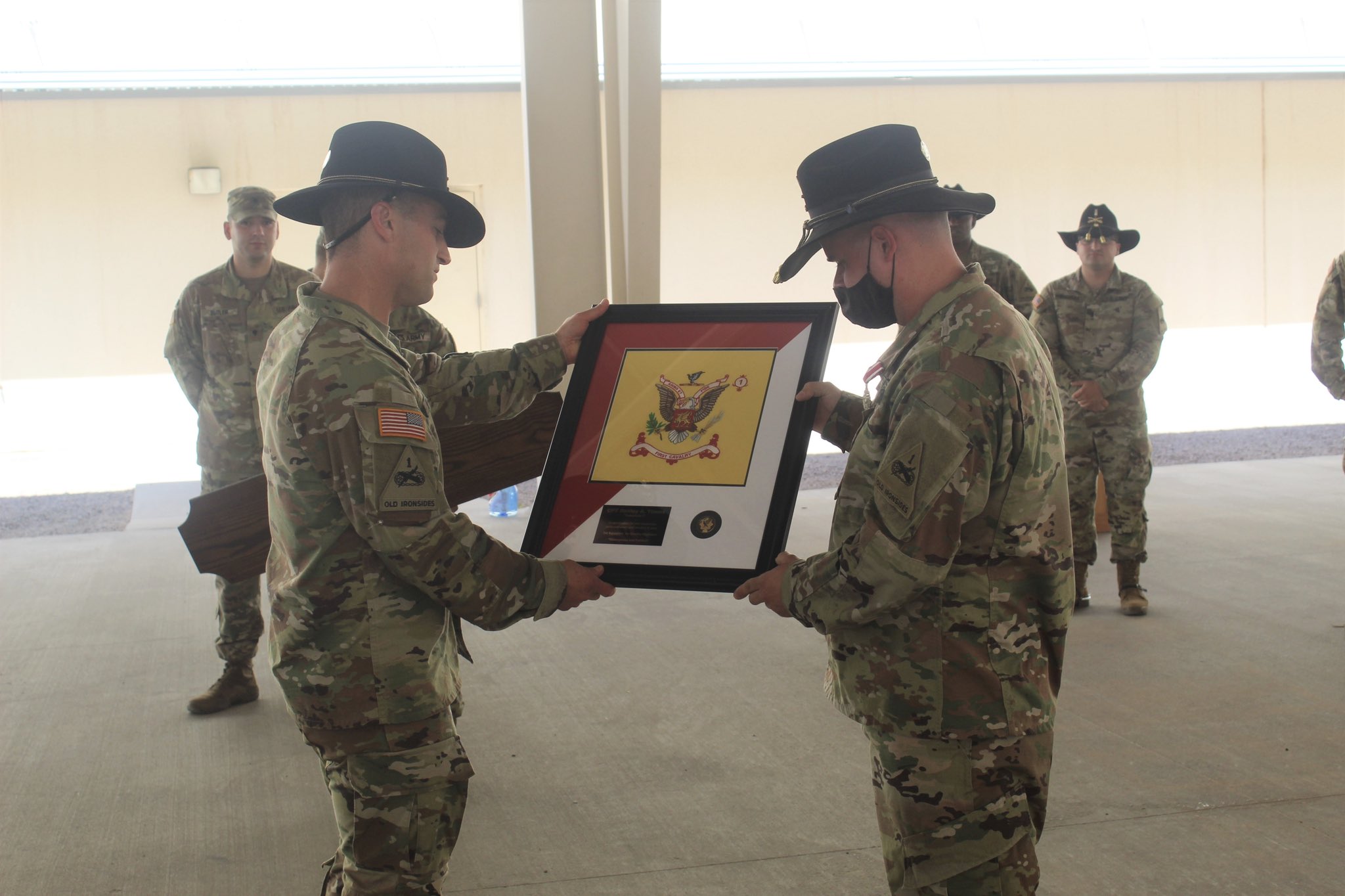 1st Squadron 4th Cavalry Iraq Memorial Plaque