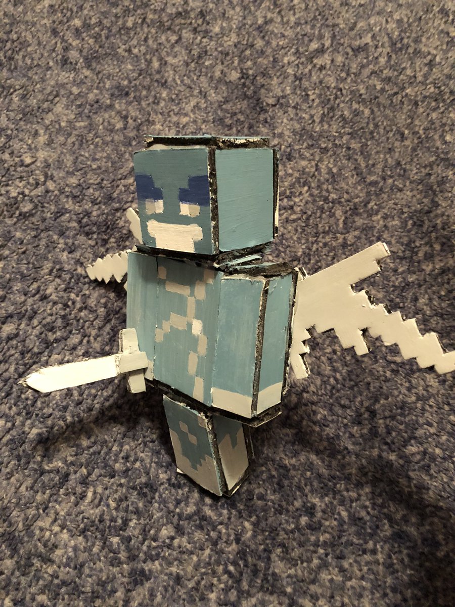 Minecraft Papercraft Bendable Armor