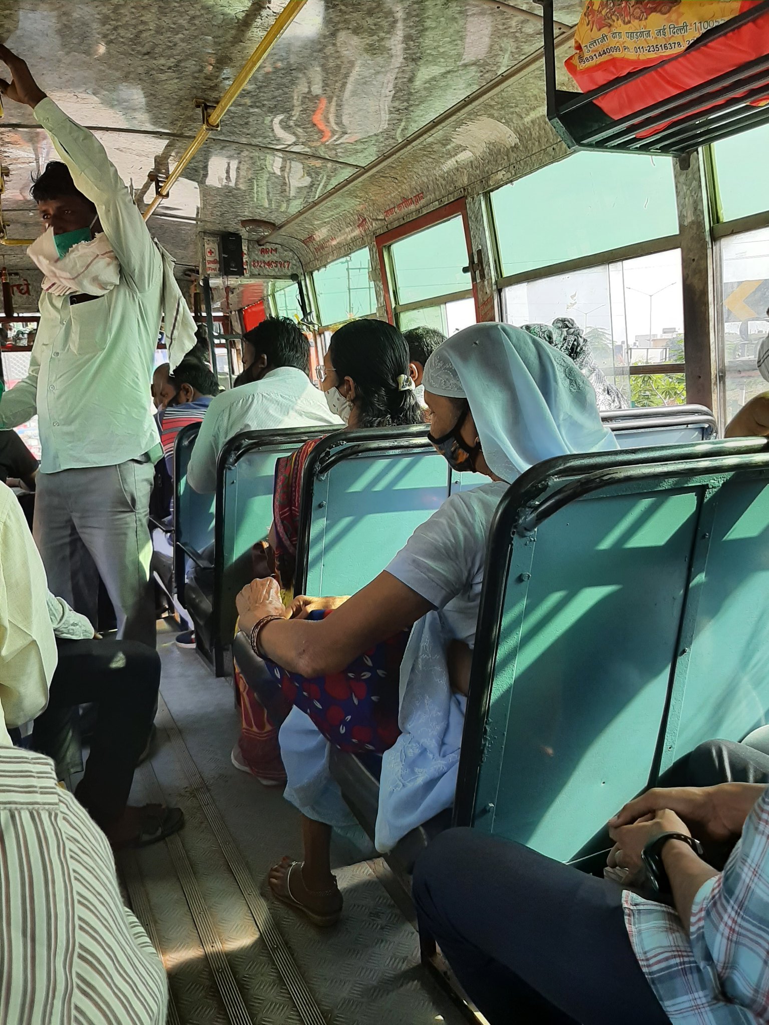 Indian Bus Inside View