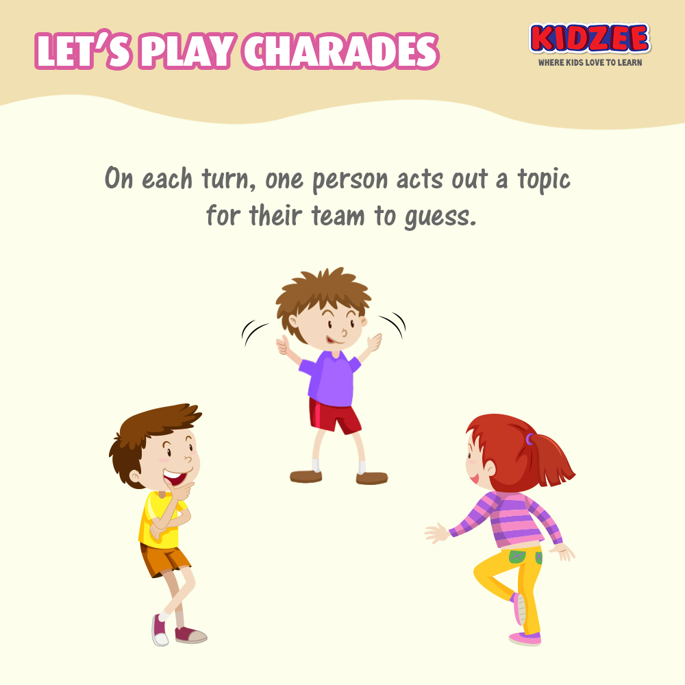 Playing Charades Clipart