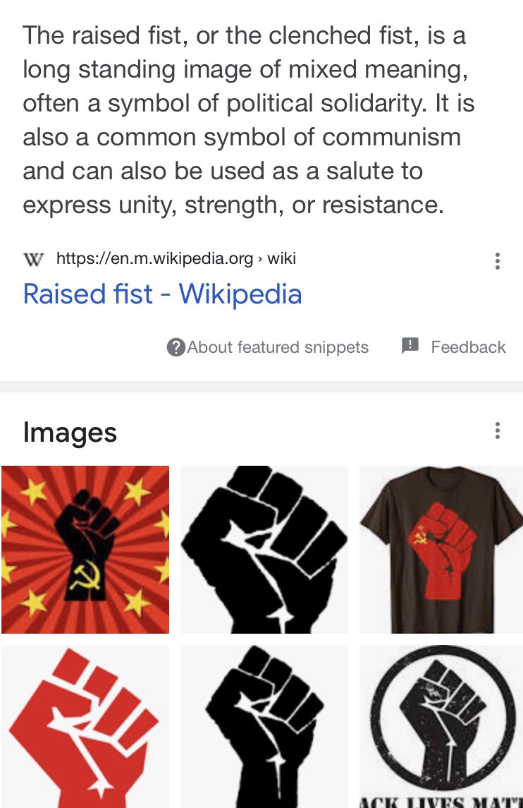 Communist Symbol Fist