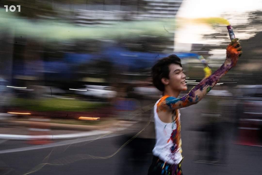 the101.world on Twitter: ":: สาดสีรุ้งให้กระทรวงศึกษาฯ :: 18 มิถุนายน 2564 กลุ่ม #นักเรียนเลว ...