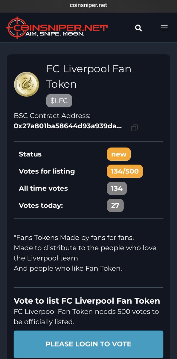 LFC TOKEN Fanclub @LFCTOKENfanclub X Profile | Muskviewer