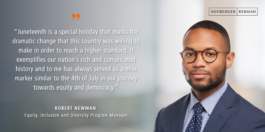 Neuberger Berman on Twitter: "As we commemorate #Juneteenth and listen to our colleagues on what ...