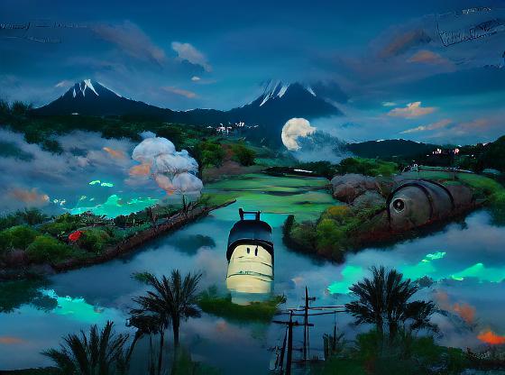 Studio Ghibli Scenery