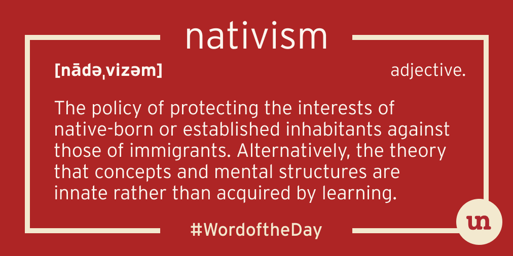 Nativism Definition