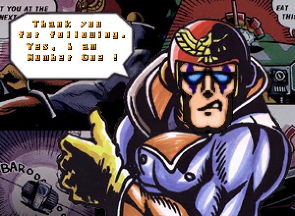 Captain Falcon Yes Poster