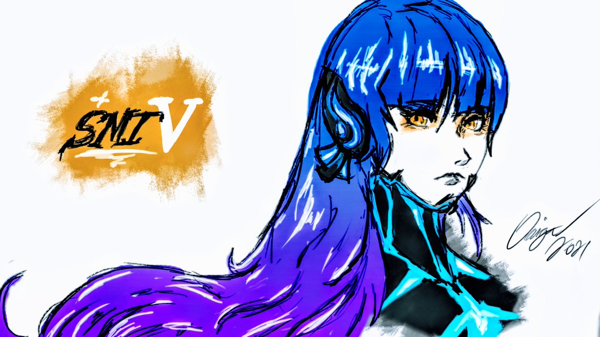 Drew a quick sketch of the SMTV protag! : r/Megaten