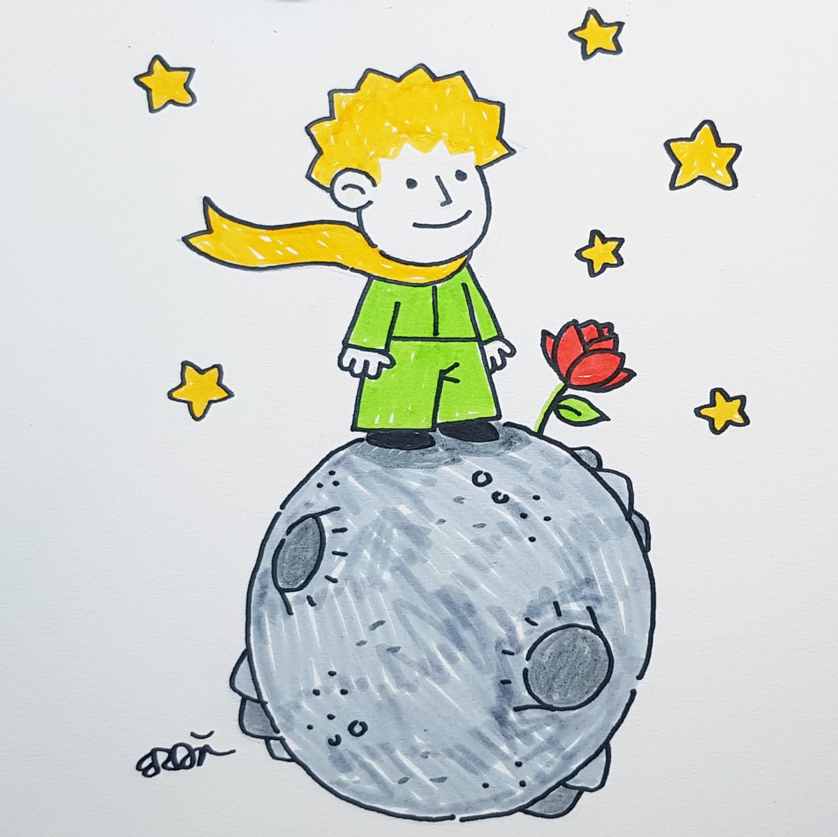 Cartoon Prince Drawing