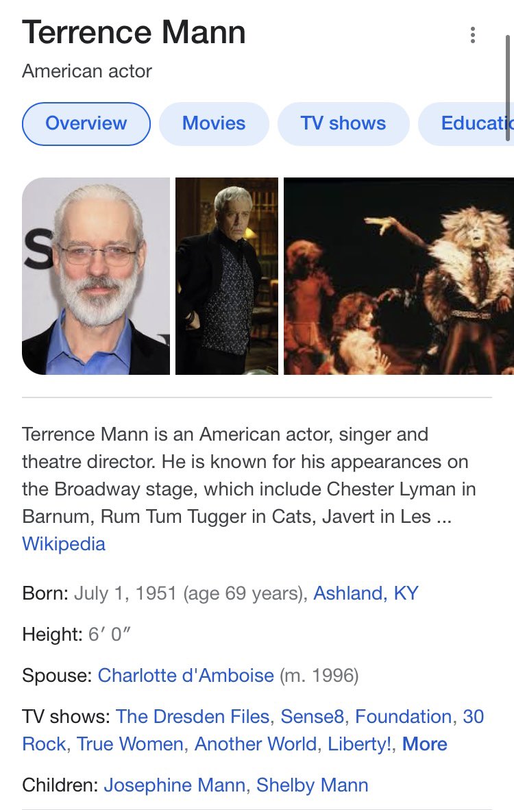 Terrence Mann Javert
