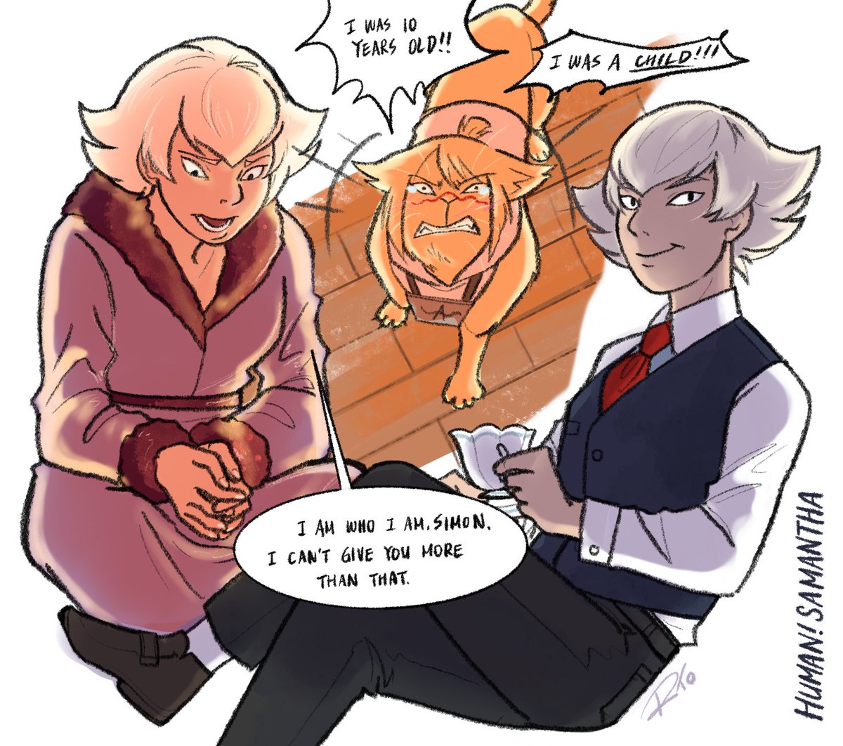 「So naturally i needed Human-Samantha for」| Río の漫画