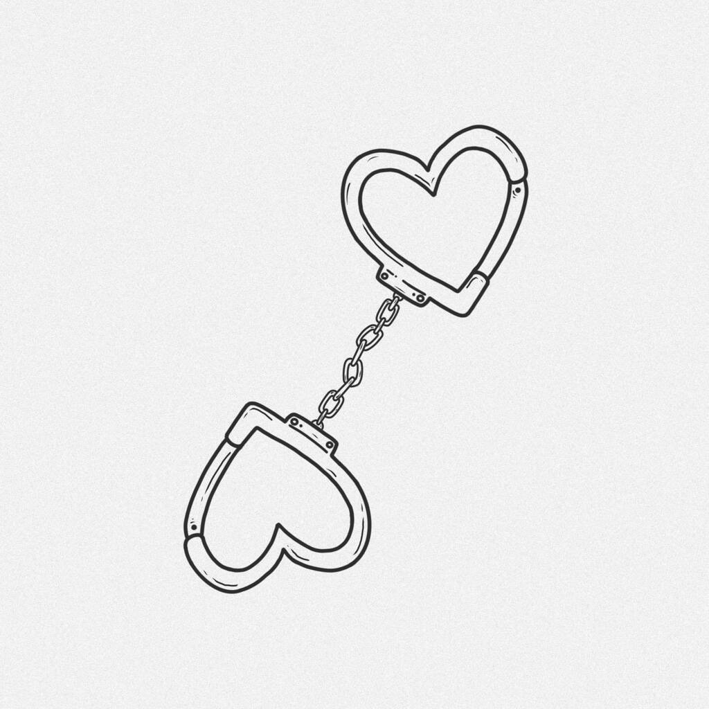How To Draw A Heart With A Lock And Key