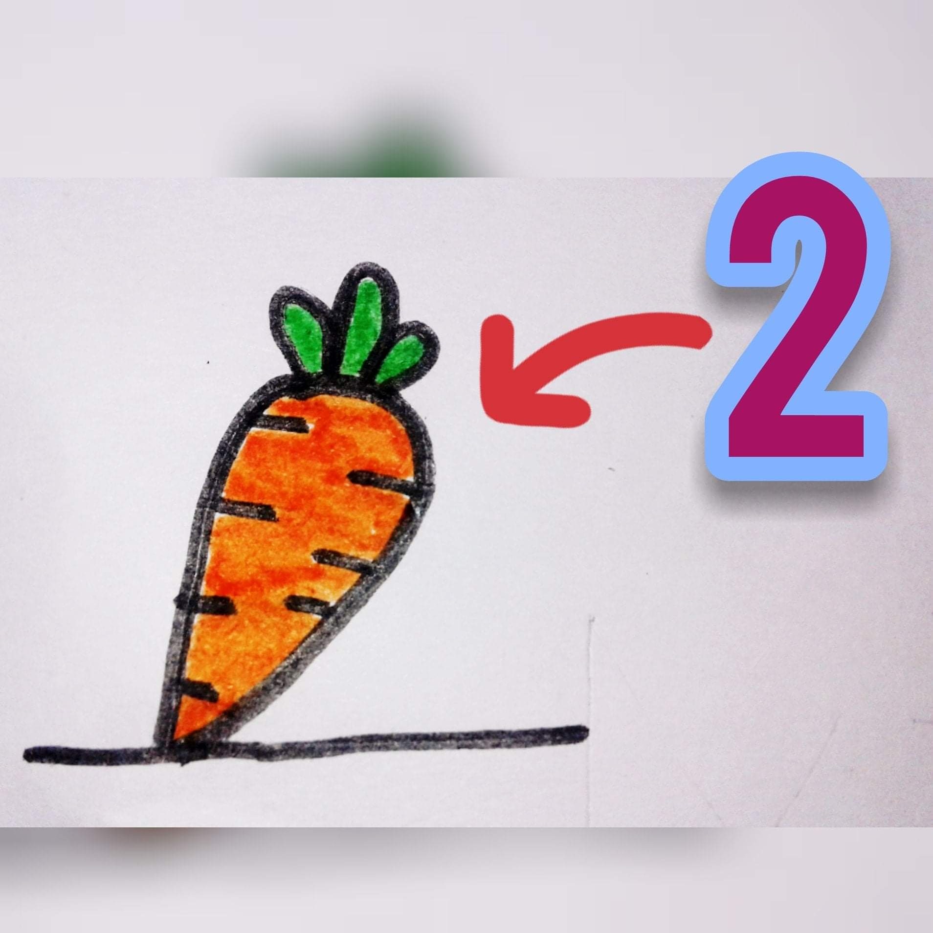 Carrot Drawing