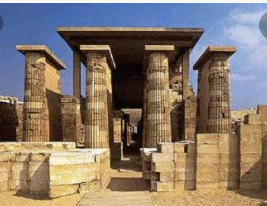 Step Pyramid of Djoser Built by Imhotep, one of the first recognised ...