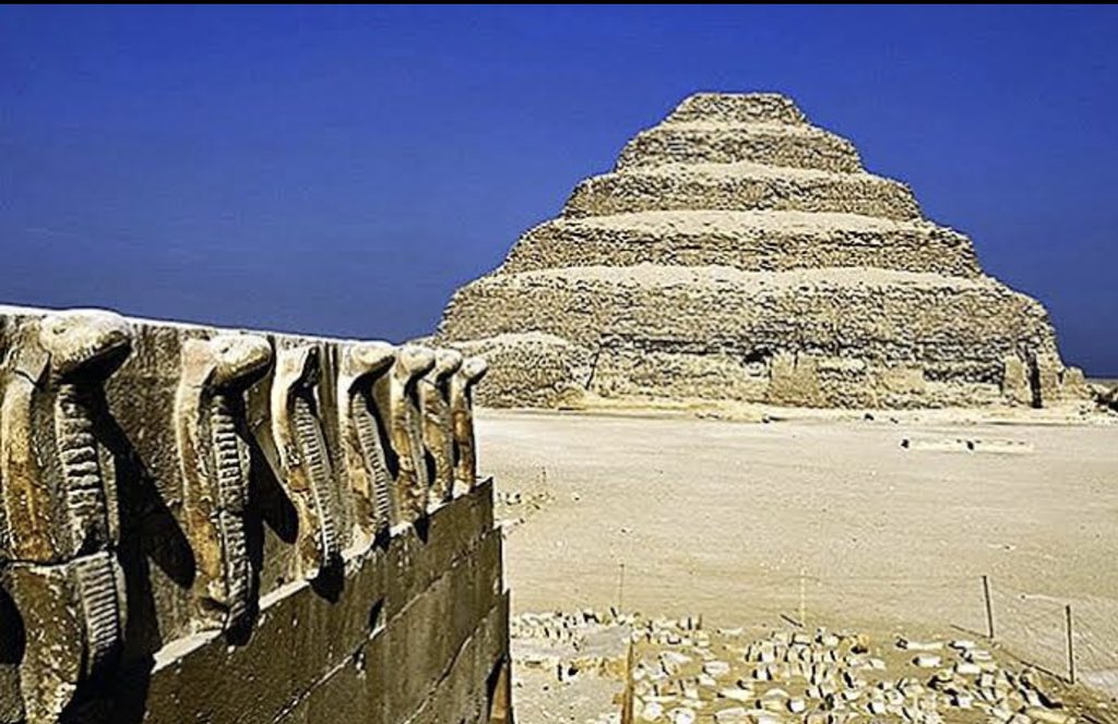 Step Pyramid of Djoser Built by Imhotep, one of the first recognised ...
