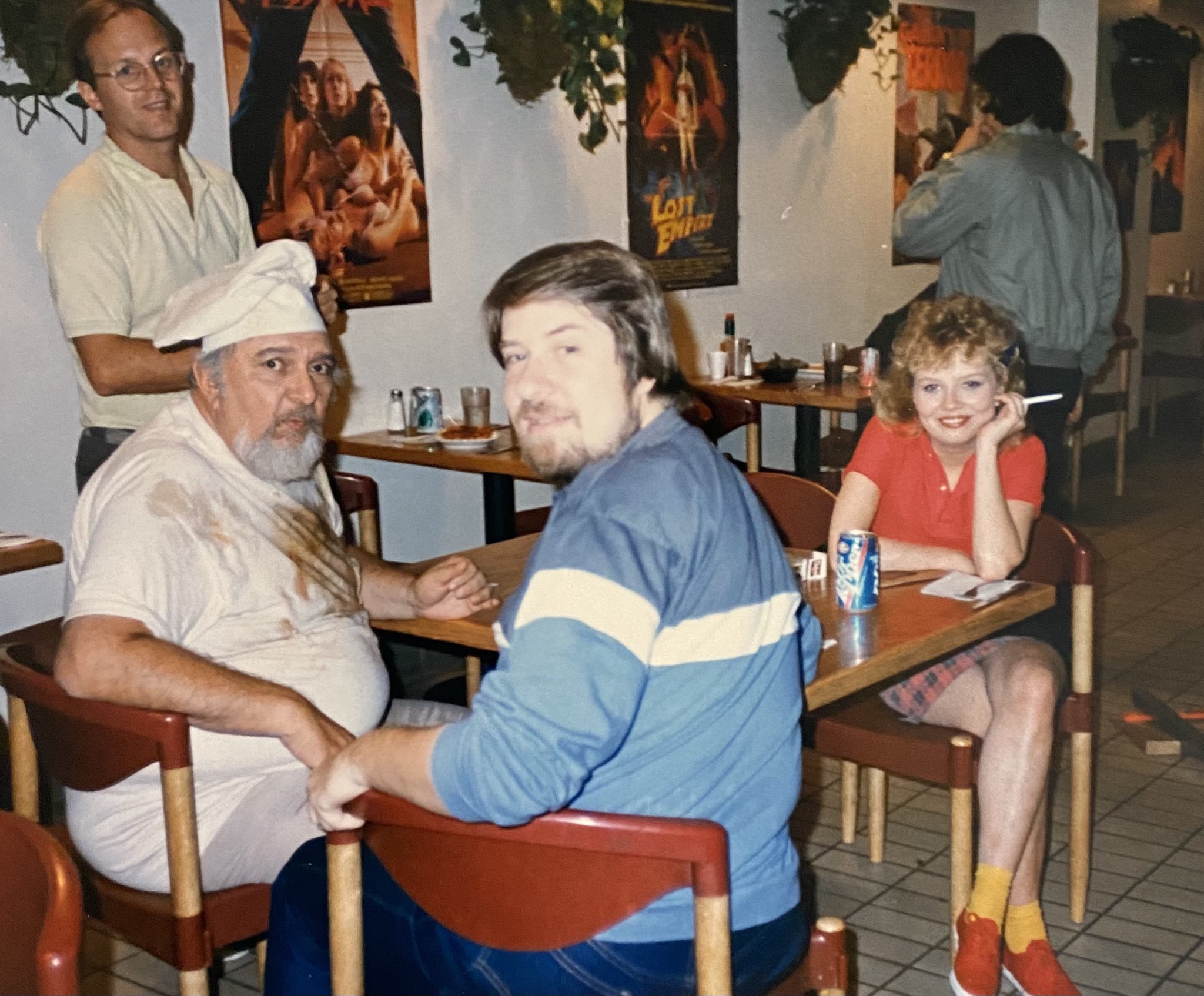 Mel Welles Barbara Crampton على X: "Here's Another On The Set Of