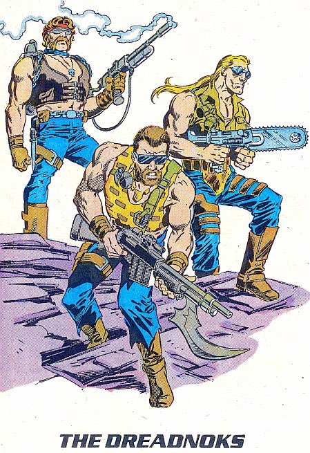 Gi Joe Dreadnoks Art