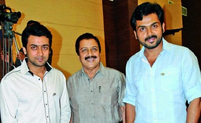 Actor Karthi And Surya
