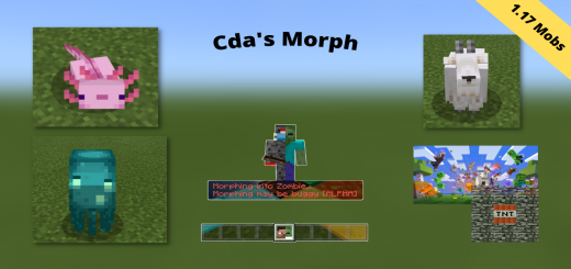 MCPEDL on Twitter: "1.17 Mobs! | Cda's Morph [ALPHA] - Add-on - Updated! - https://t.co ...