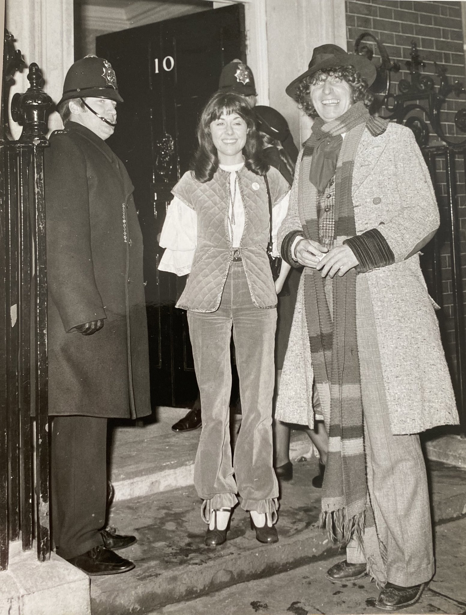 Elisabeth Sladen And Tom Baker