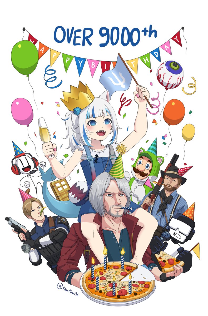 「OSAME OTANJOUBI OMEDETO! #GURABIRTHDAY20」|KHΩAのイラスト