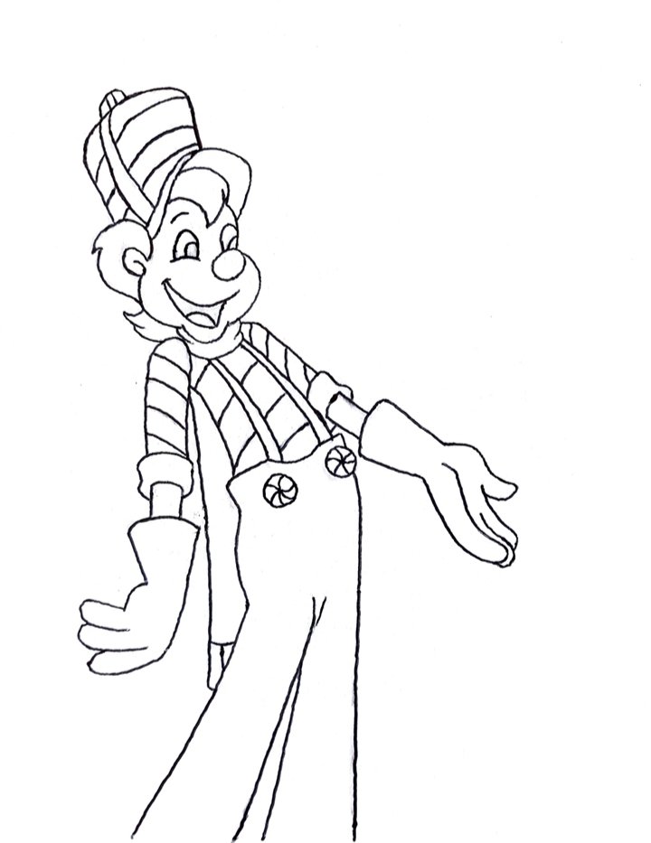 Mr Mint Candyland Coloring Page
