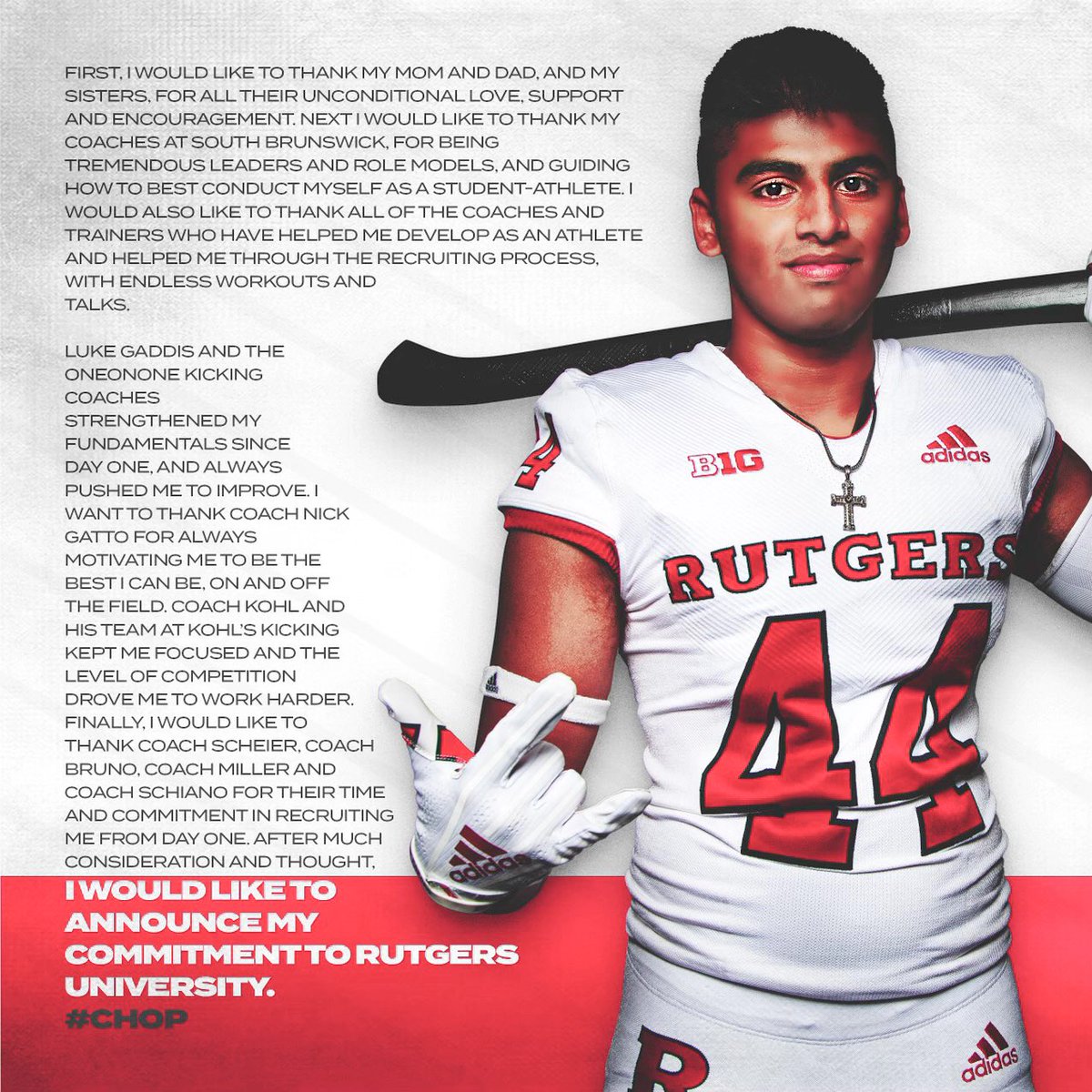 2022 5* K Jai Patel commits to Rutgers : r/CFB