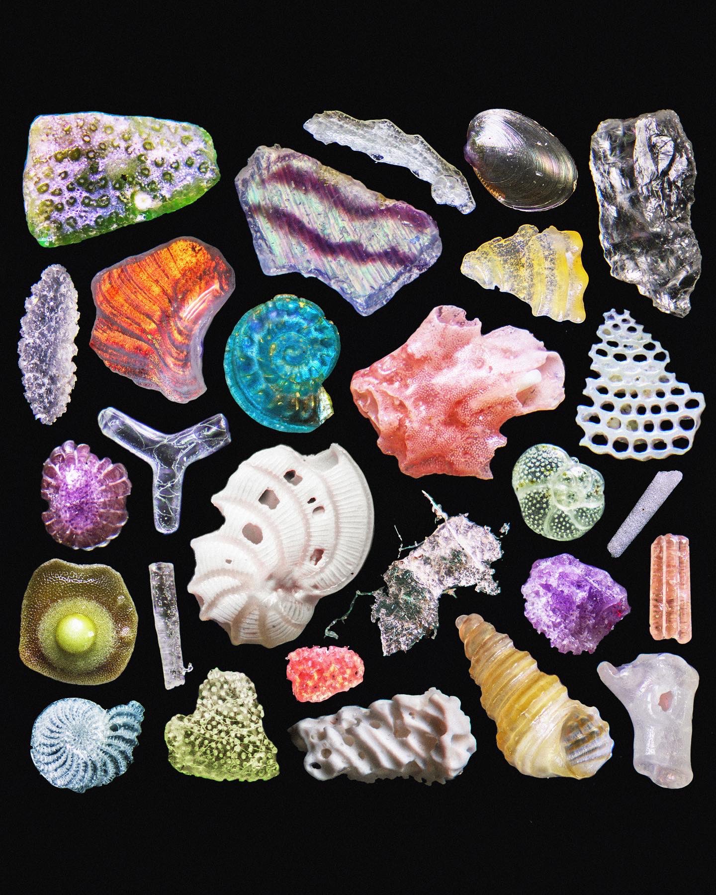Sand Under Microscope