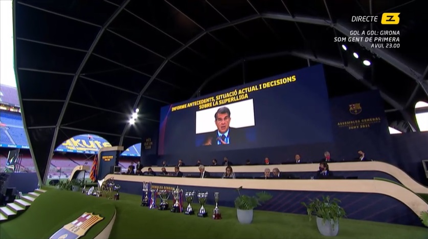 M'he empassat sencera l'Assemblea General del FC Barcelona 2020-2021 ...